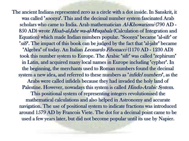 The story of Zero | PPTX | Hinduism | Religion & Spirituality