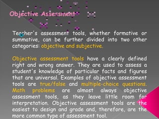 Linking curriculum and assessment | PPTX