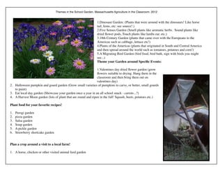 Themes in Your School Garden | PDF | Gardening | Home & Garden