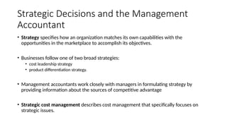 Management Accounting one - lecture notes | PPTX