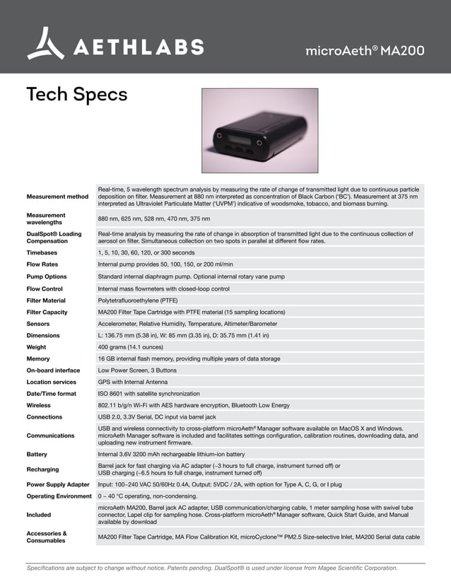 Ma200 spec sheet_ets_aug2016_rev00_digital | PDF