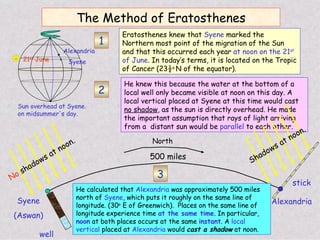 Eratosthenes Earth Measure | PPT