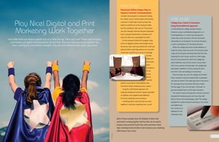 Customizable marketing newsletters for printers and mailers | PDF