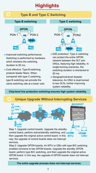 Huawei OLT Ma5600 & 5608t GPON feature glance | PDF