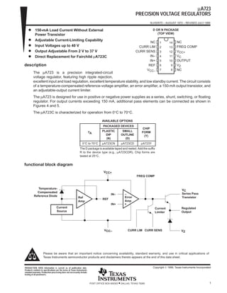 M a 723 datasheet | PDF