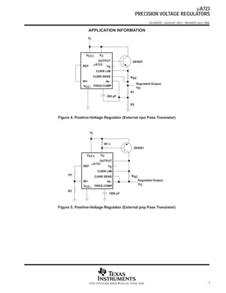 M a 723 datasheet | PDF