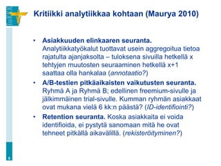 MA8 Digitaalinen markkinointi (luento 5) | PPT