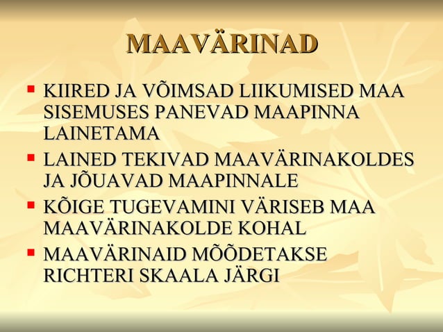 maa siseehitus | PPT
