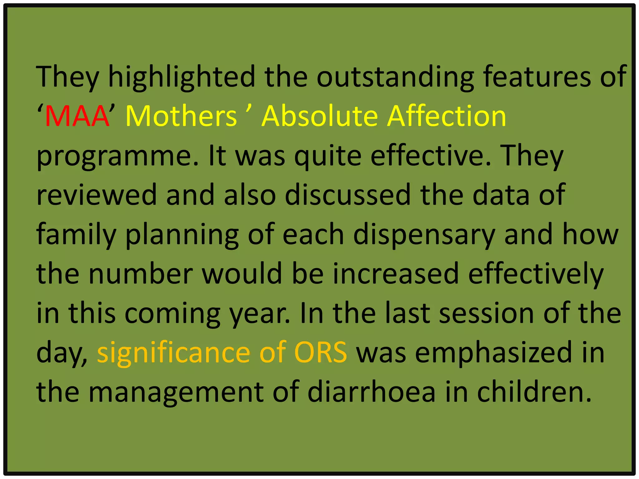 Maa 1(mothers' absolute affection) | PPTX