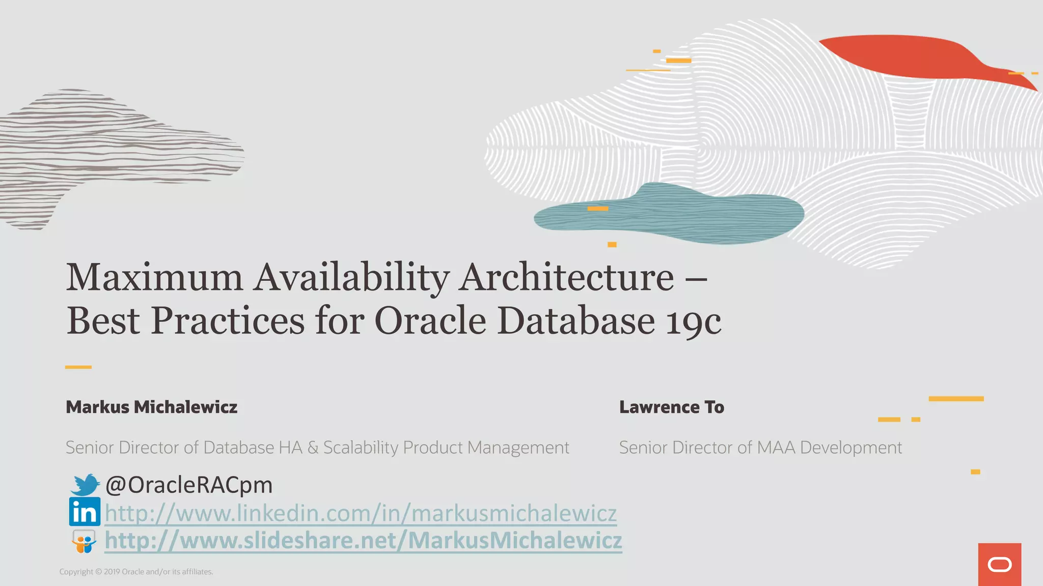 MAA Best Practices for Oracle Database 19c | PDF