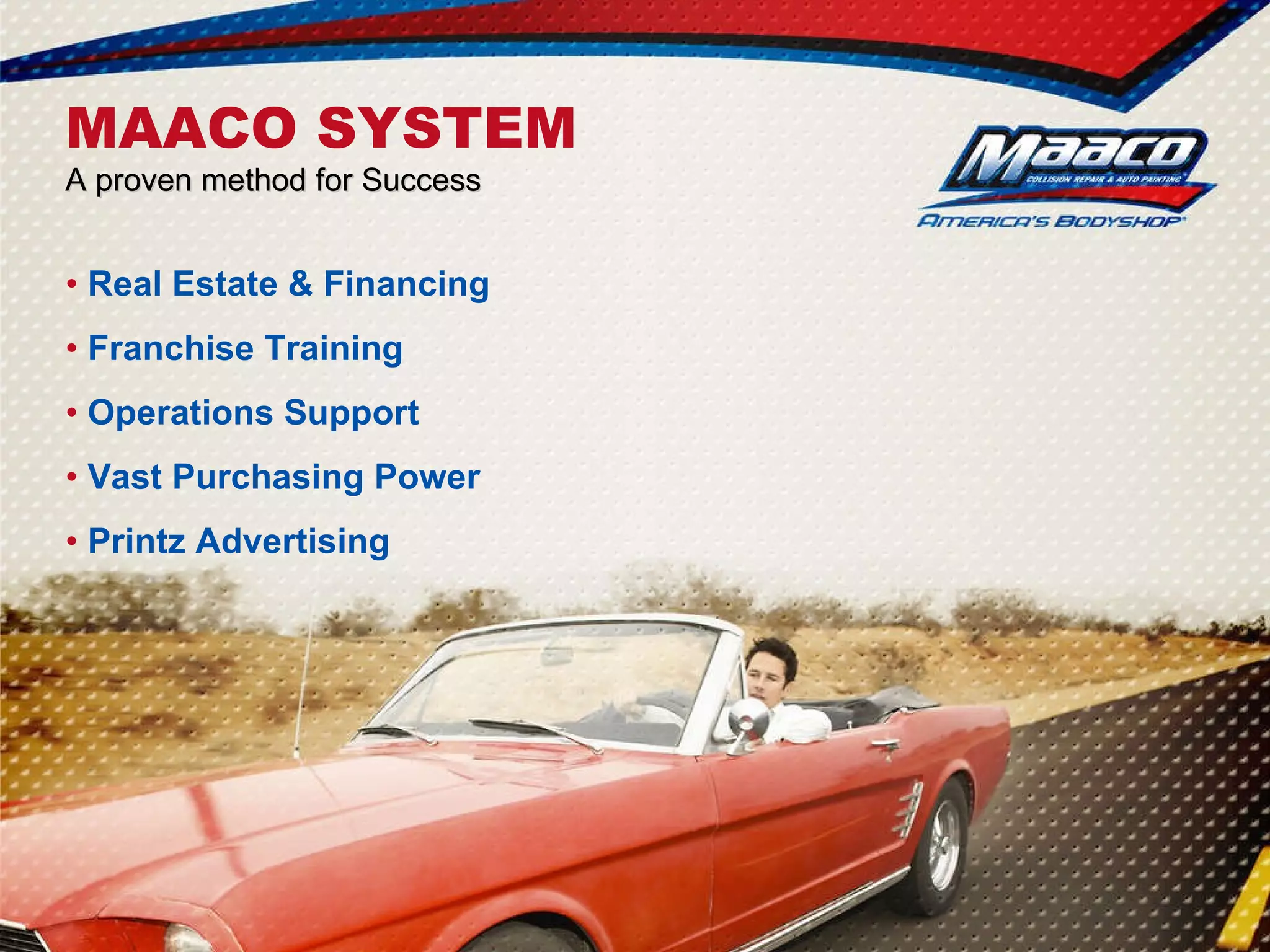 Maaco Franchise Opportunities | PPT