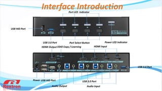 4K@60Hz(4:4:4) HDMI USB 3.0 KVM Switch - MAAG-G314 | PPT