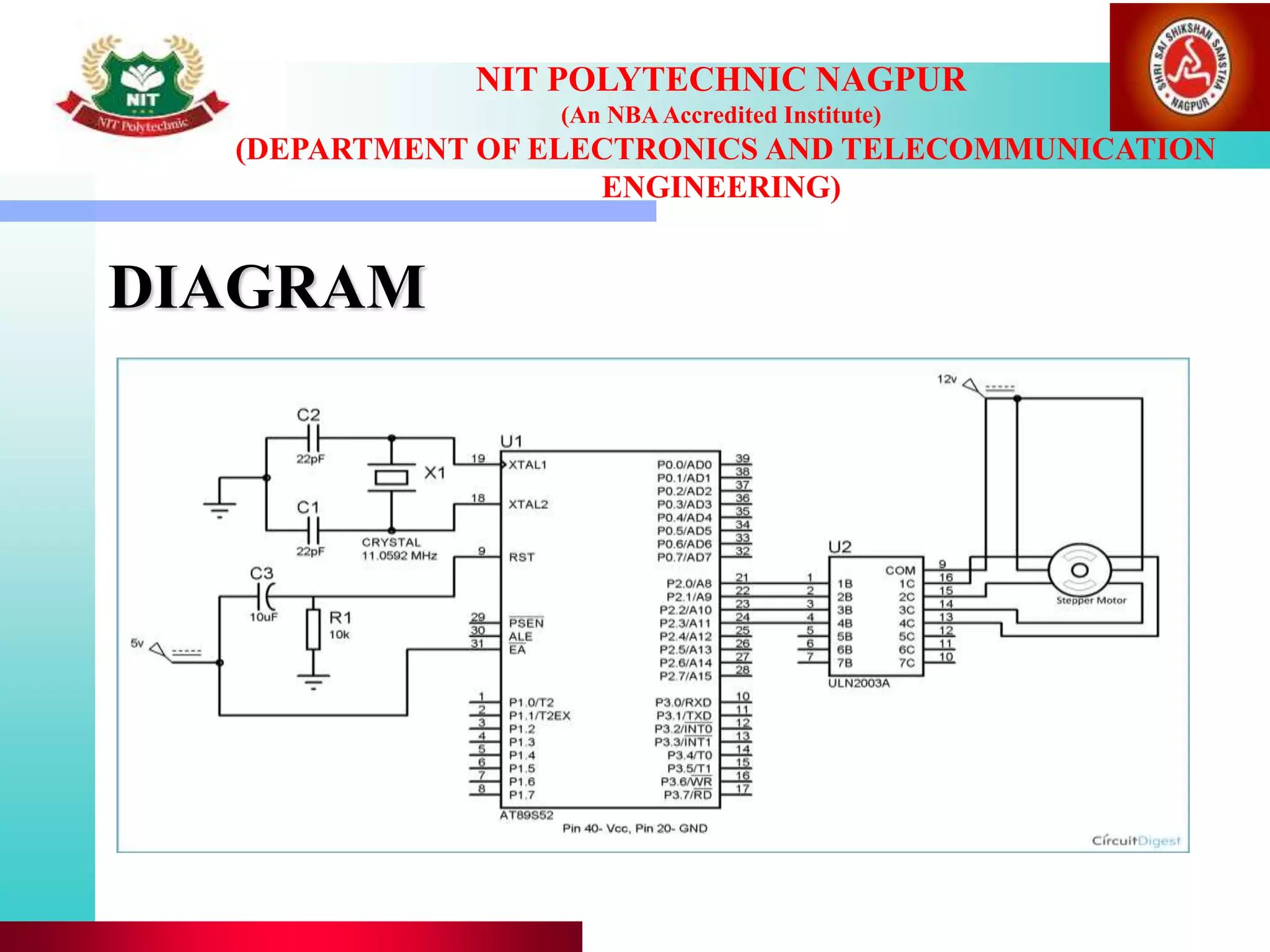 Stepper Motor Controller Using Microcontroller Pptx