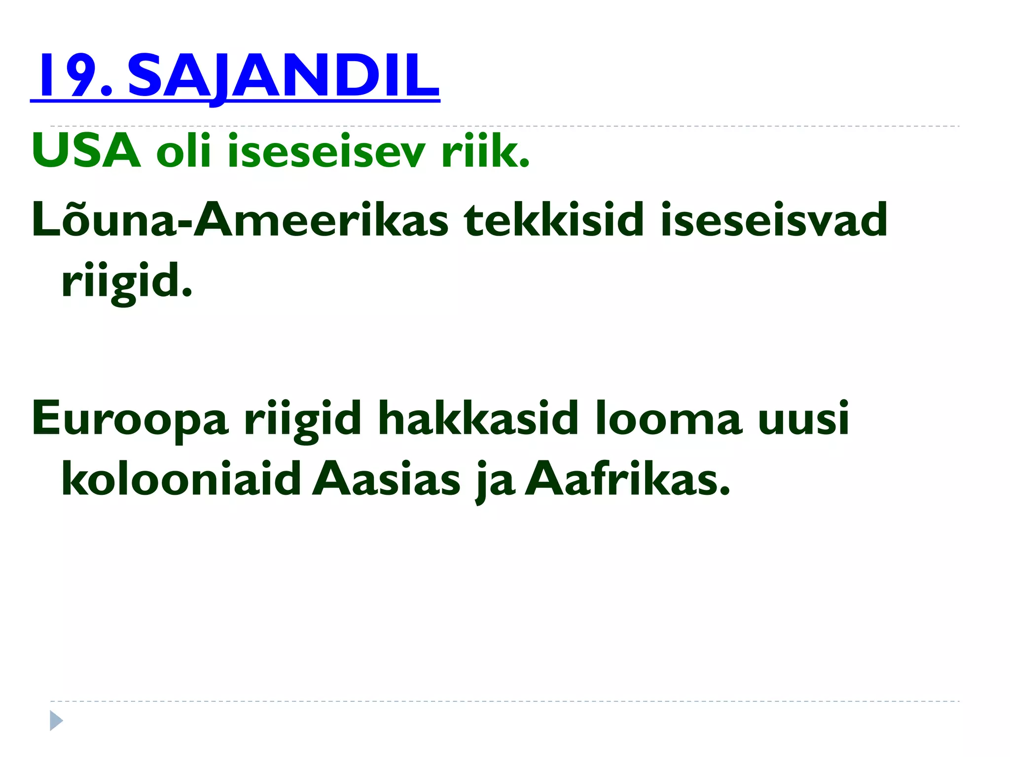 Maailma jagamine | PPT