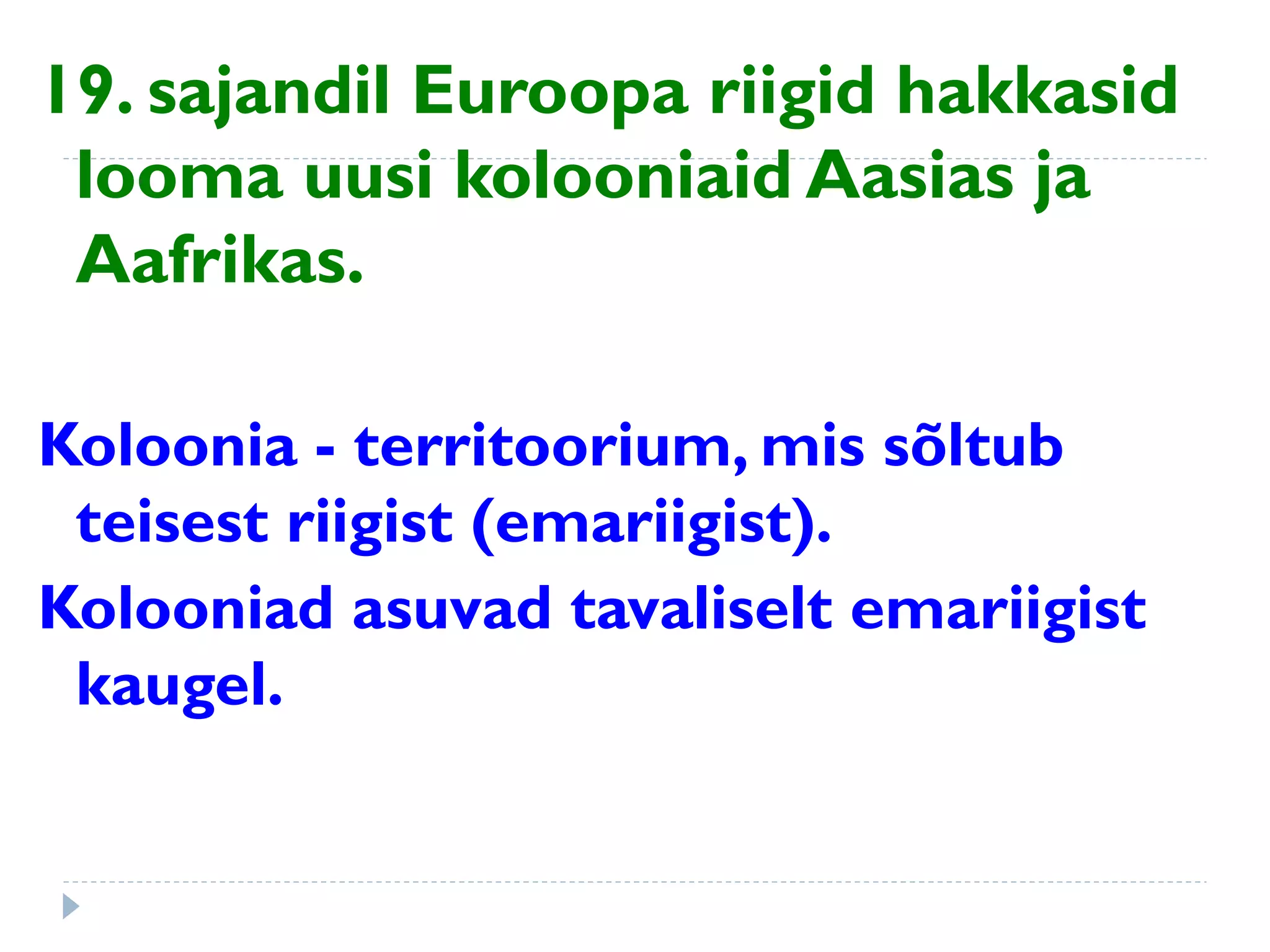 Maailma jagamine | PPT