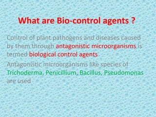 Bio-control Agents | PPTX