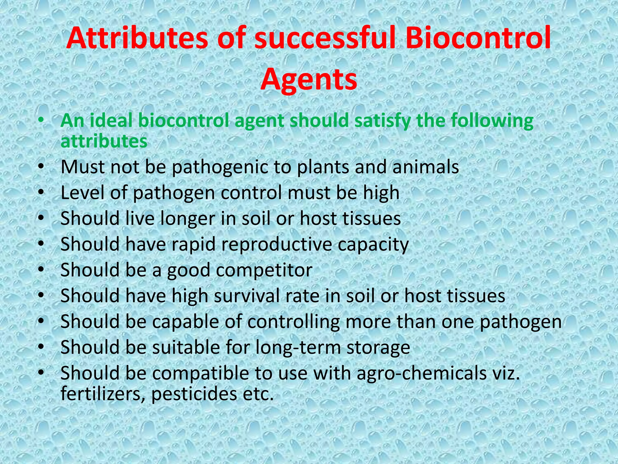 Biocontrol agents | PPTX