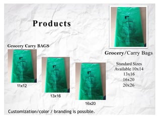 MAAK BIOGREEN, BIOGREEN Bags, Biodegradable Manufacturer, Eco-Friendly ...