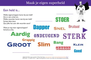 Maak jeeigensuperheld | PPT
