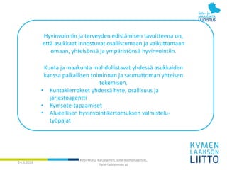 Hyvinvoiva Kymeenlaakso | PDF