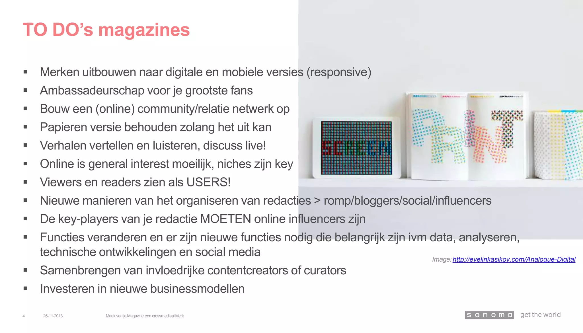 Maak van je Magazine een crossmediaal Merk | PPTX | Business | Business ...