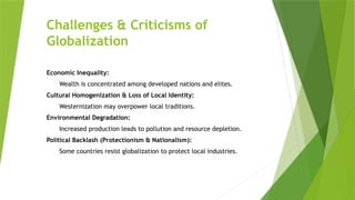 Divers of globalization presentation ppt | PPTX