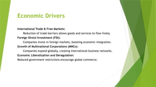 Divers of globalization presentation ppt | PPTX