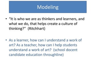 Creating a Culture of Thinking | PPTX