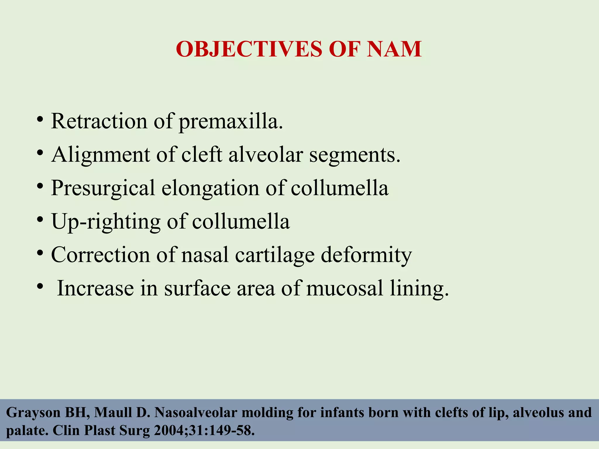 NASOALVEOLAR MOULDING AND PEDODONTIST | PPT