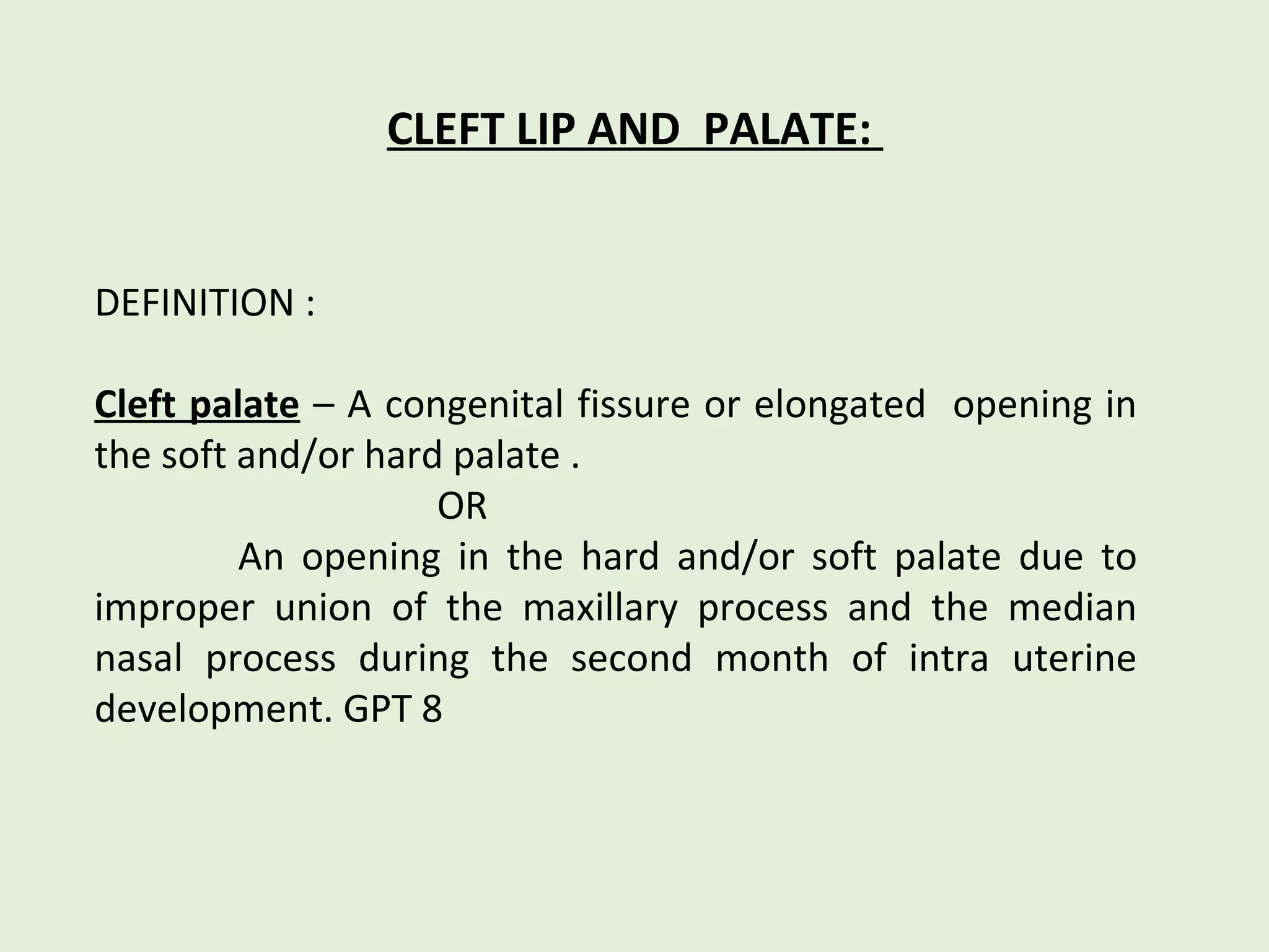 NASOALVEOLAR MOULDING AND PEDODONTIST | PPT
