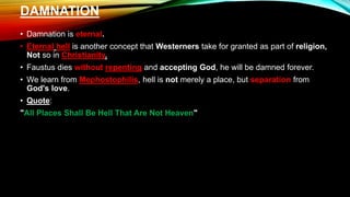 Dr Fastus as a christian tragedy | PPTX