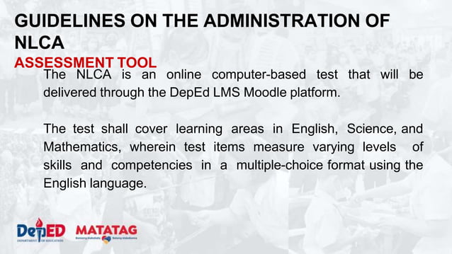 NLCA Administration Orientation Presentation | PPTX | Standardized ...