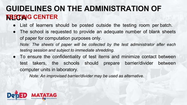 NLCA Administration Orientation Presentation | PPTX | Standardized ...