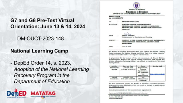 NLCA Administration Orientation Presentation | PPTX | Standardized ...