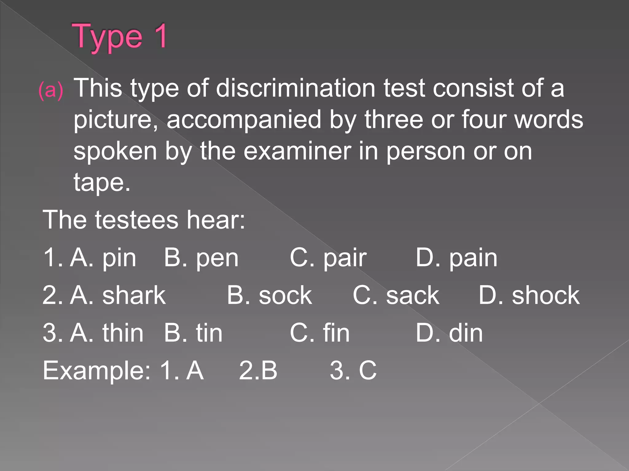 PHONEME DISCRIMINATION | PPTX