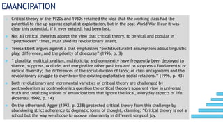 The truth is elsewhere: Critical History | PPTX