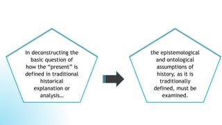 The truth is elsewhere: Critical History | PPTX