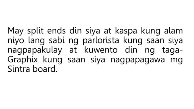 Ma'am Prinz Script/ Donya Victorina pptx | PPTX