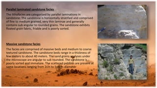 Depositional environment of sandstone and facie | PPTX