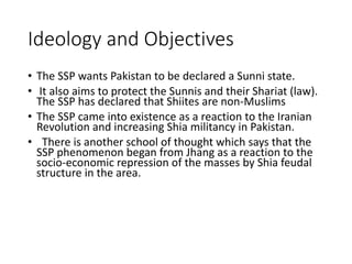 Pakistan religious party Sipah -e-sahaba | PPTX