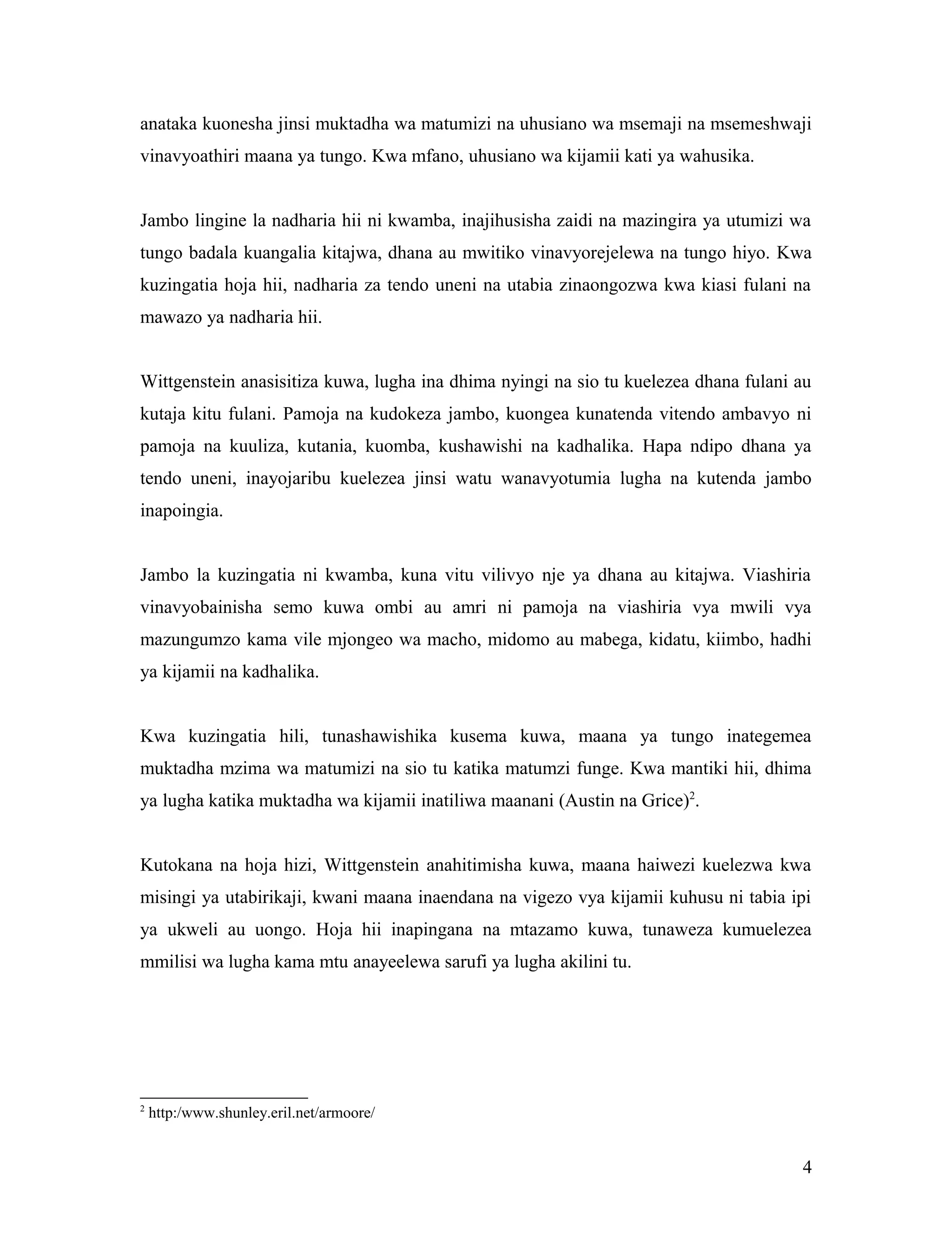 Maana ya maana! | DOC