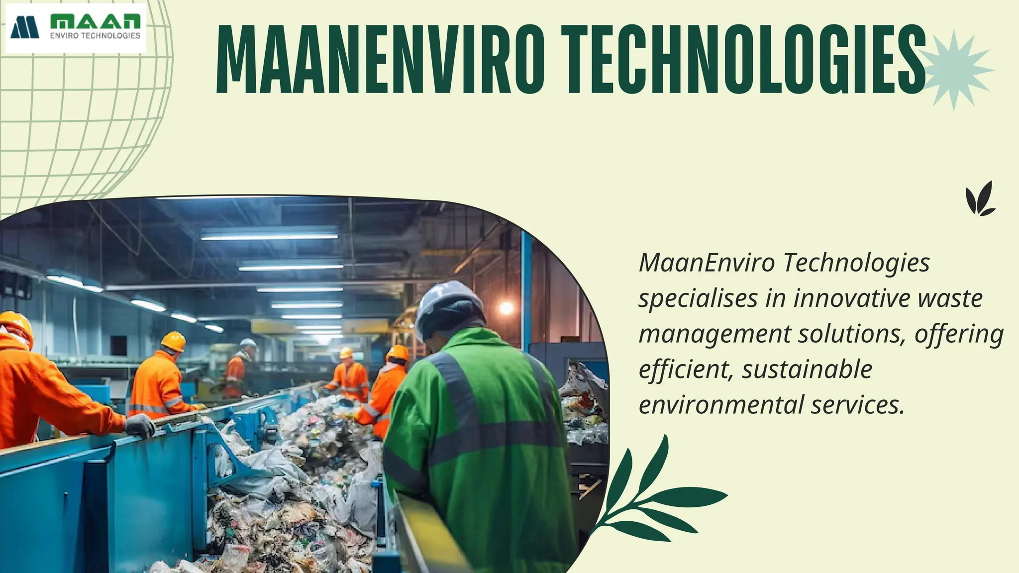 Maan Enviro Technologies: Pioneers in Waste Management Solutions | PPT