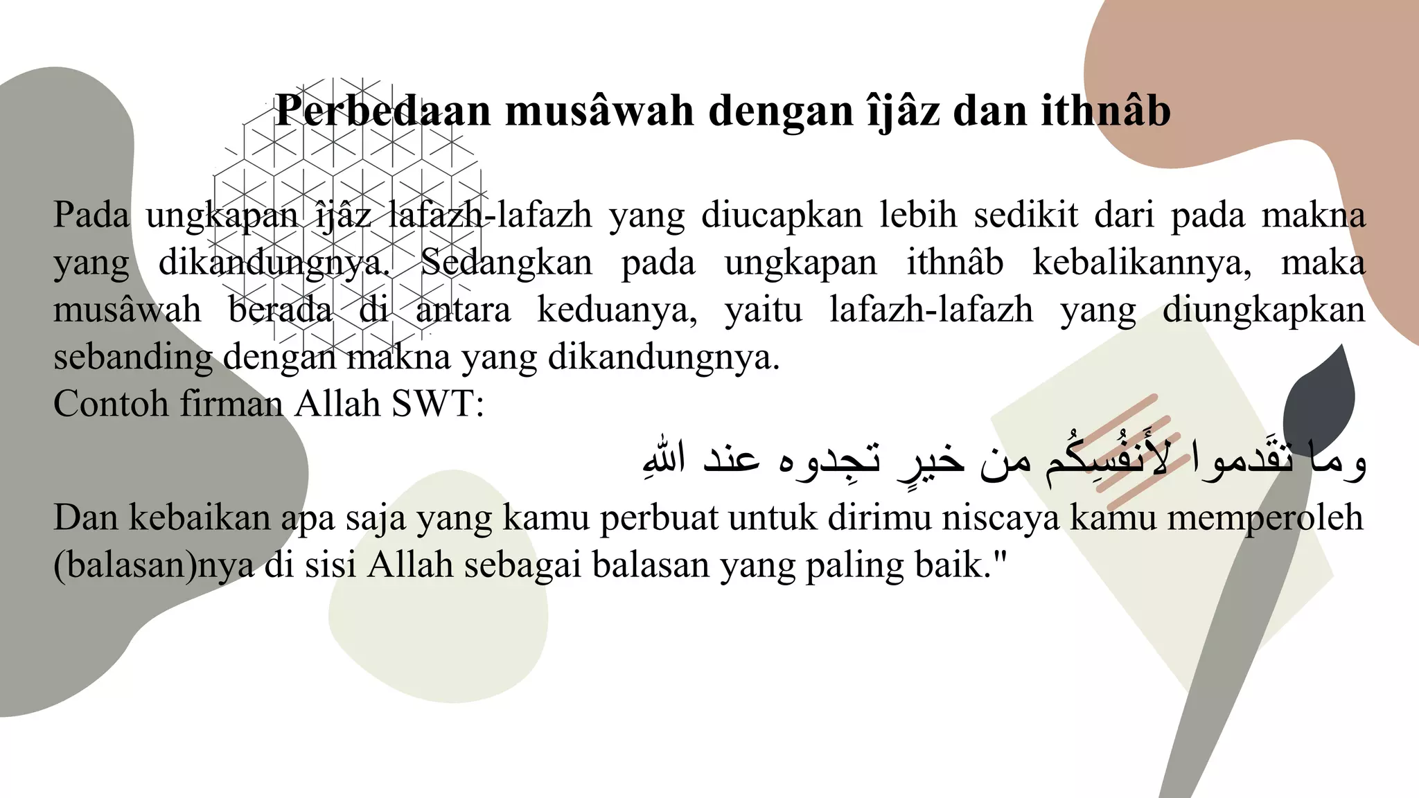 IJAZ ITNAB DAN MUSAWAH | PPTX