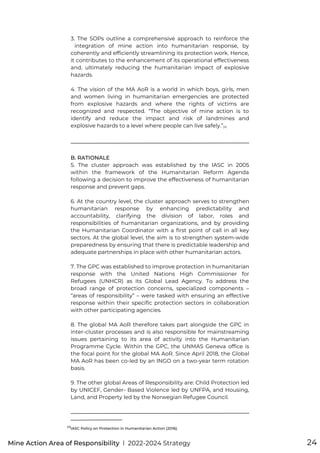 Protecting people from explosive hazards in Humanitarian emergencies ...