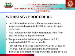 BUILD A ROOM TEMPERATURE MEASURMENT CIRCUIT USING MICROCONTROLLER.pptx