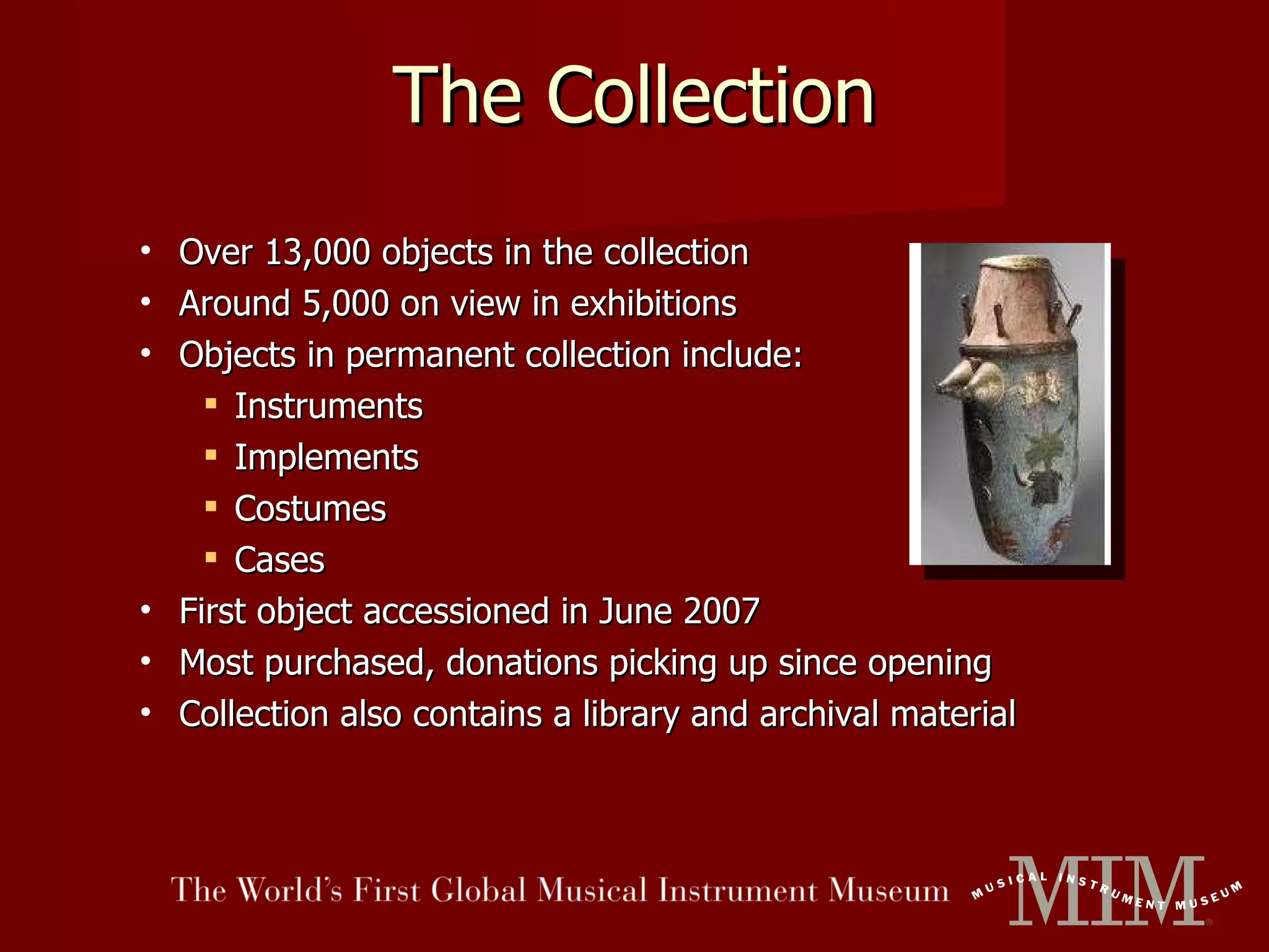 MIM Registration and Collections Management | PPT