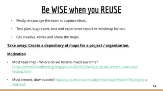 Creating and using reusable Mindmaps | PPT