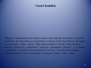 Rabbi Judy Caplan Ginsburgh Maariv | PPTX