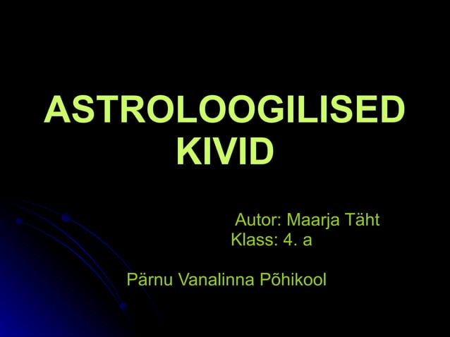 Maarja | PPT