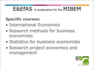 International Programmes At Hub | PPT